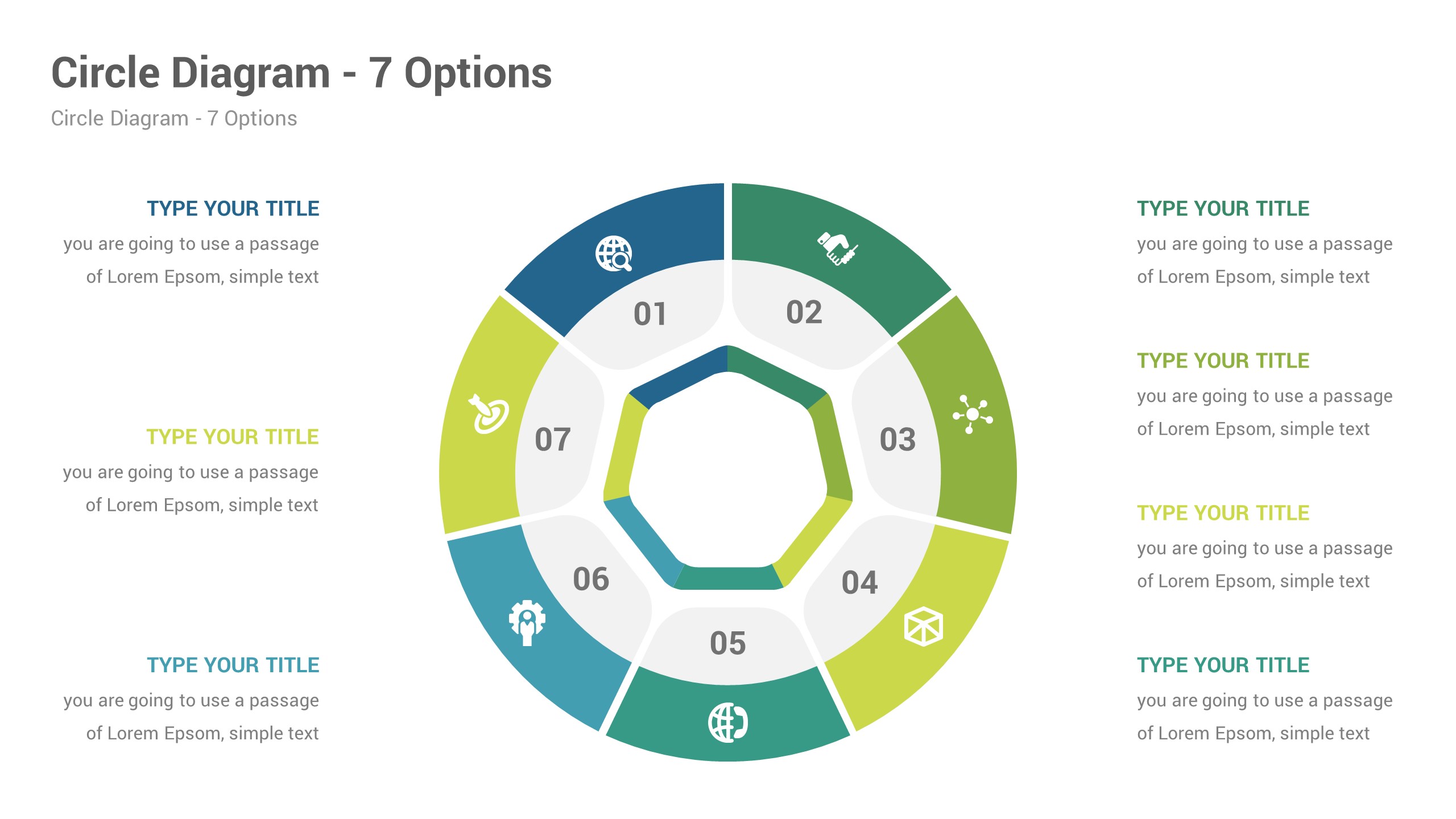 Circle Diagrams Infographics Keynote Template, Presentation Templates