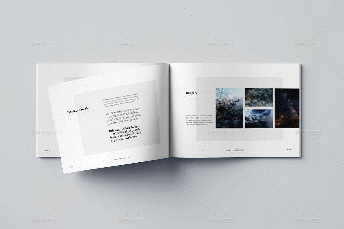 Minimal Brand Style Guide, Print Templates | GraphicRiver