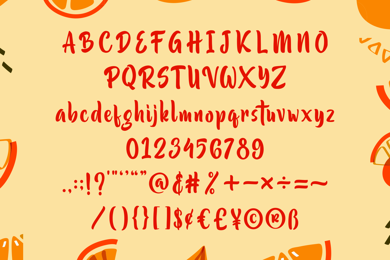 Orange Lemonade, Fonts | GraphicRiver