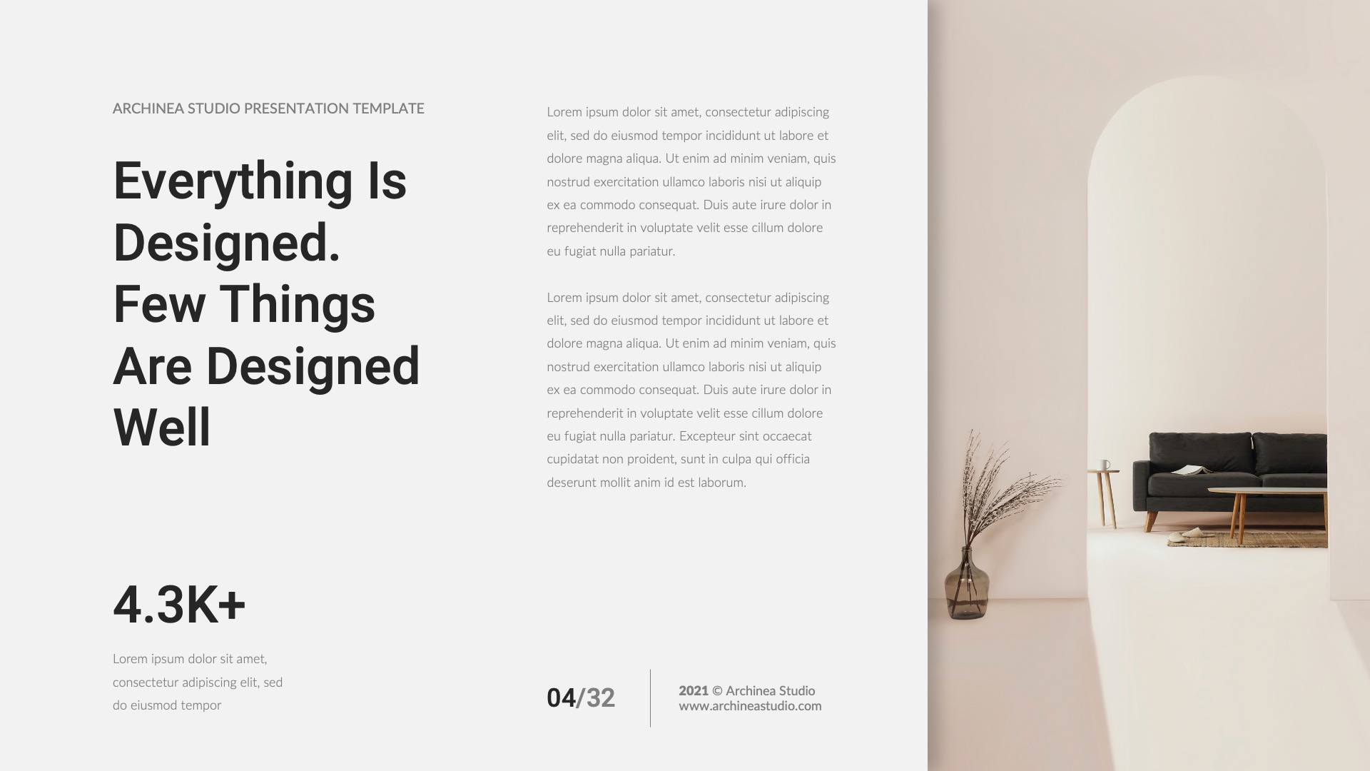 Archinea - Architecture and Interior Keynote Template, Presentation ...