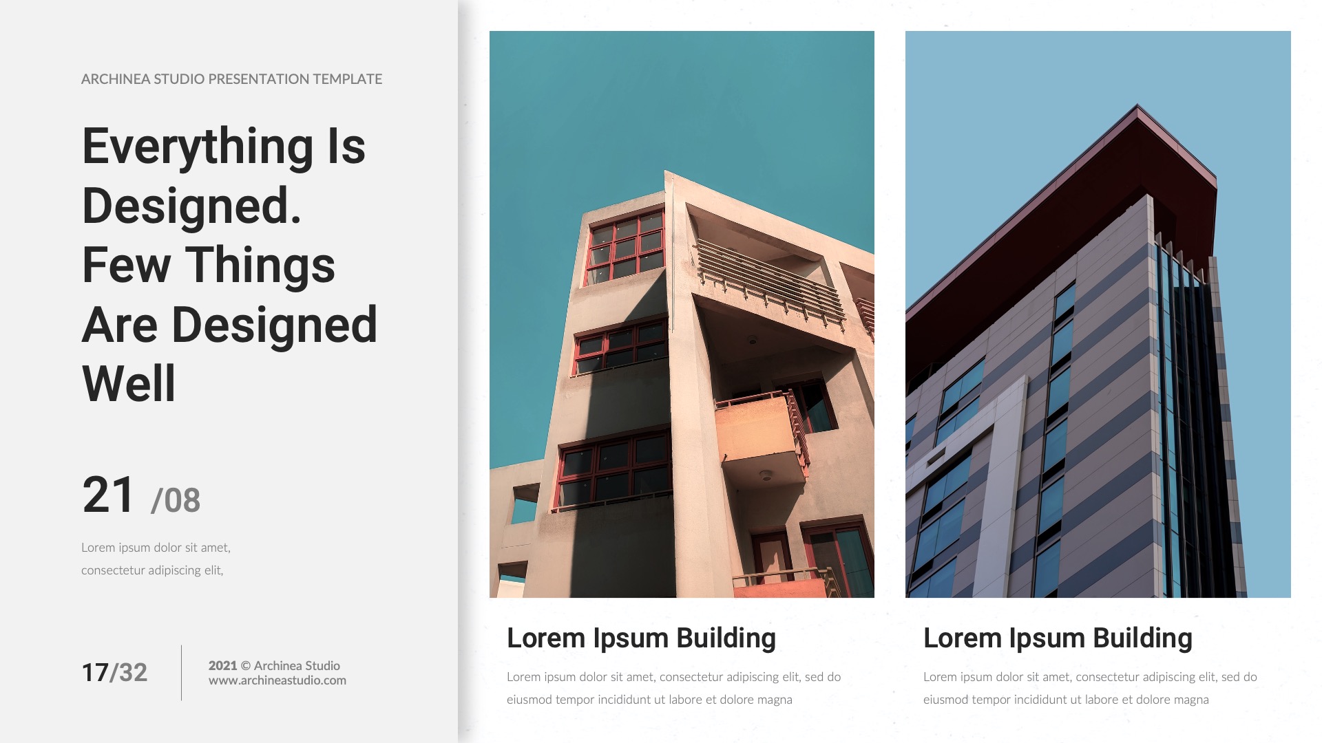 Archinea - Architecture and Interior Keynote Template, Presentation ...