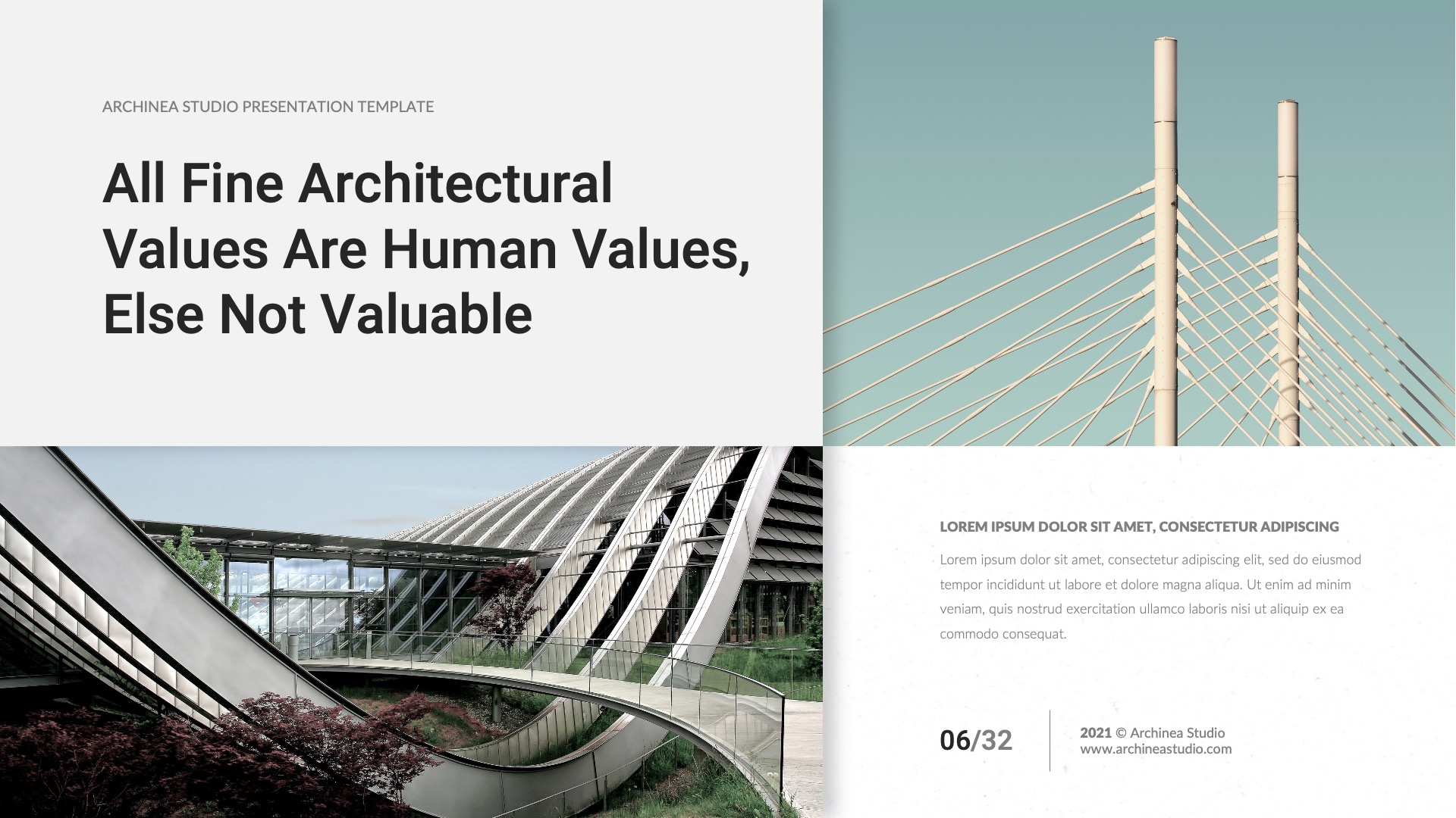 Archinea - Architecture and Interior Google Slides Template ...