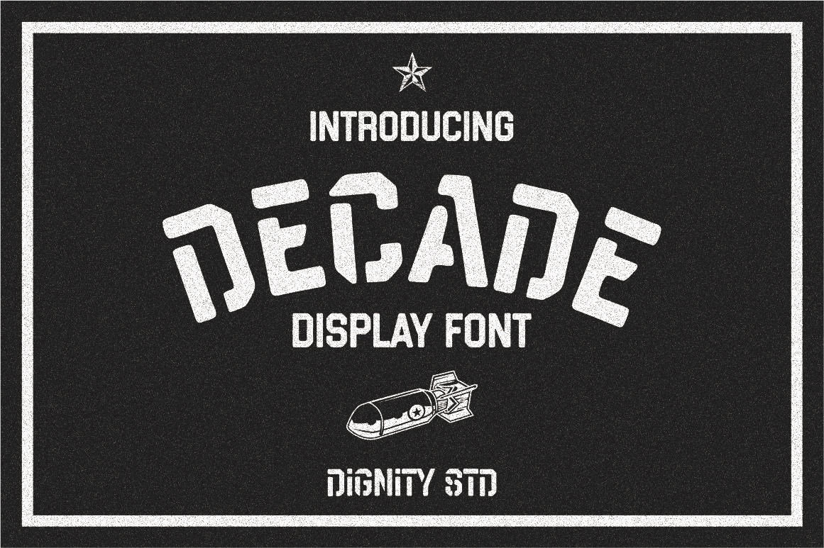 Decade, Fonts | GraphicRiver