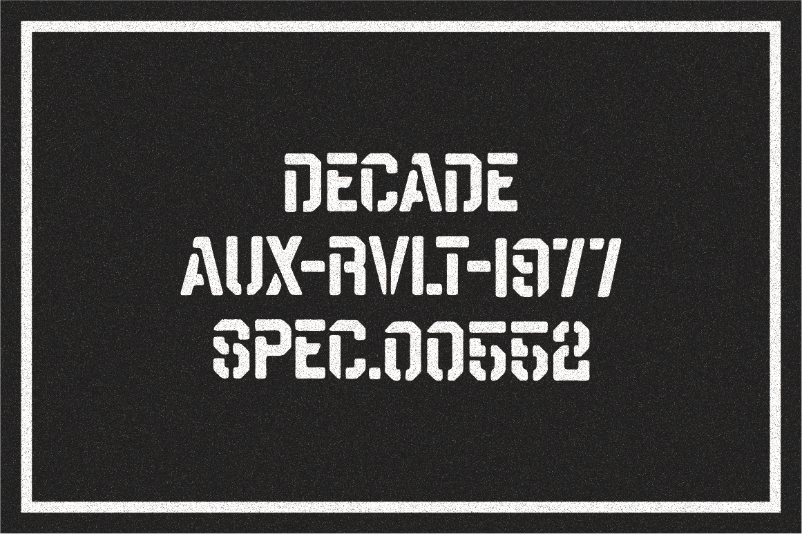 Decade, Fonts | GraphicRiver