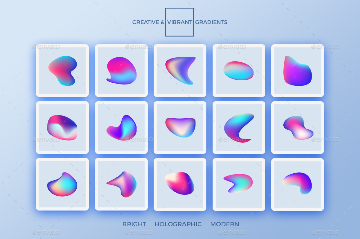 Creative & Vibrant Gradients Set, Graphics | GraphicRiver