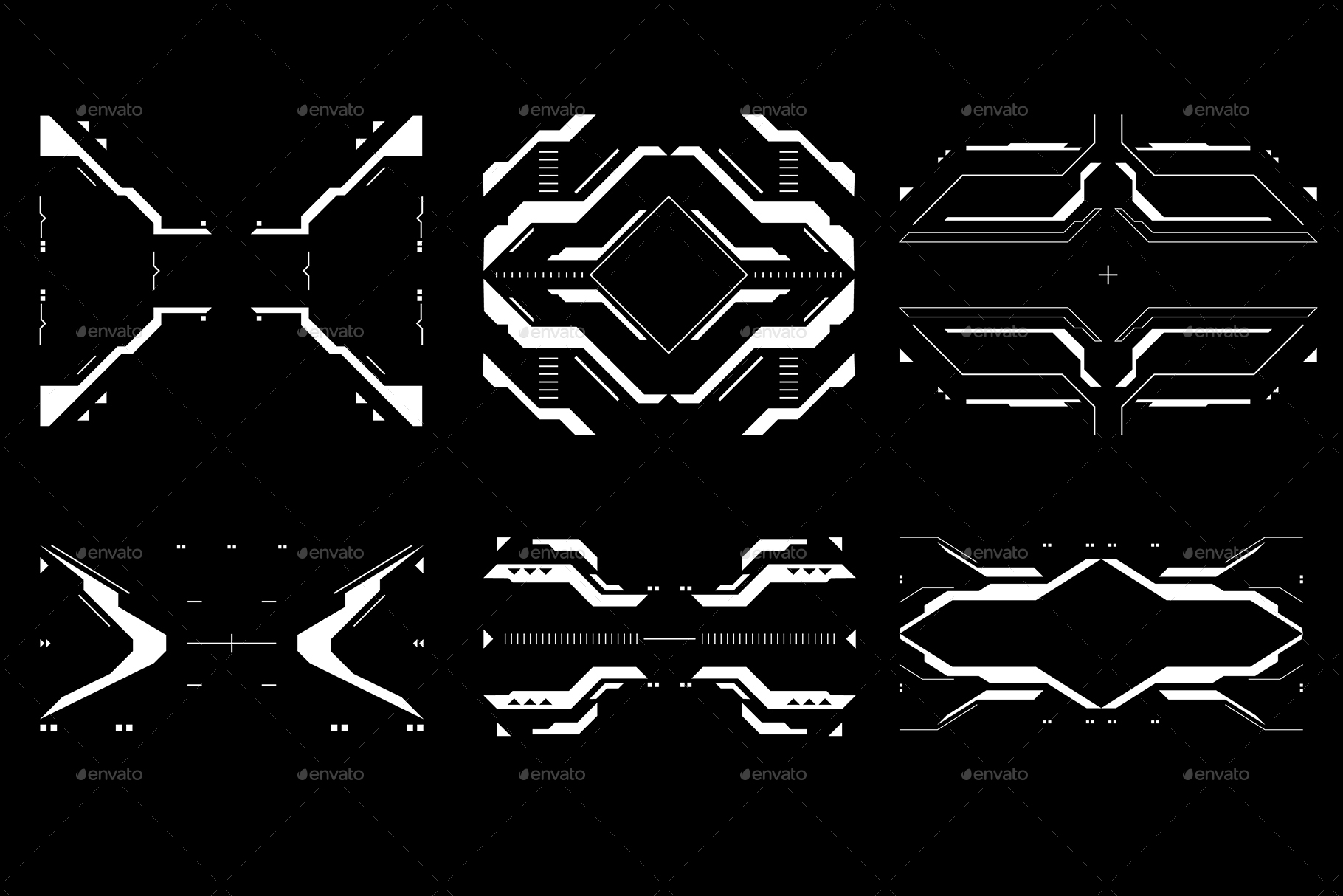 CyberPunk UI Set 2, Game Assets | GraphicRiver