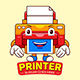 Printer Cartoon Mascot, Vectors | GraphicRiver