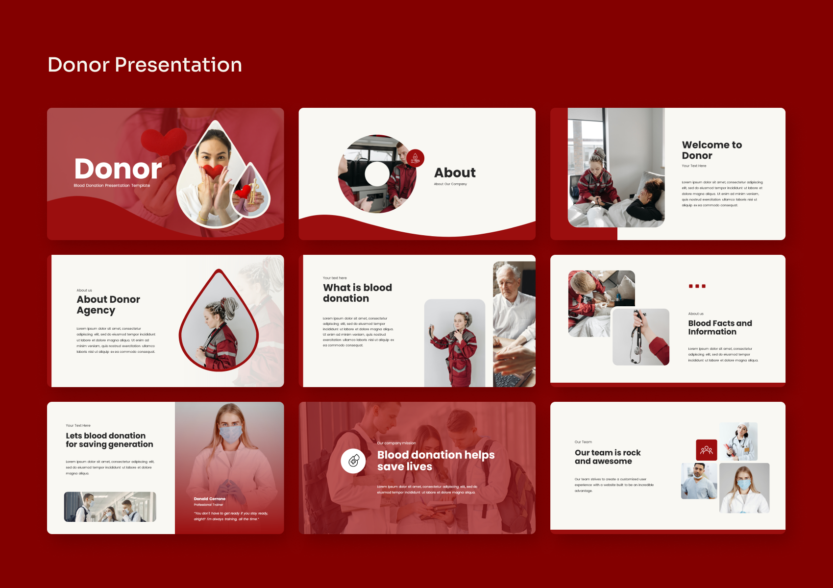 Donor - Volunteer PowerPoint Presentation, Presentation Templates ...