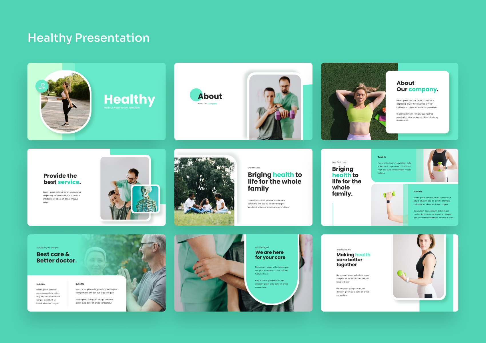 Healthy - Medical PowerPoint Presentation, Presentation Templates ...