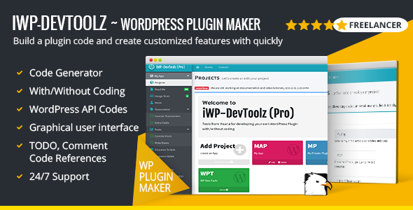 iWP-DevToolz v2 - WordPress Plugin Code Generator | codecanyon