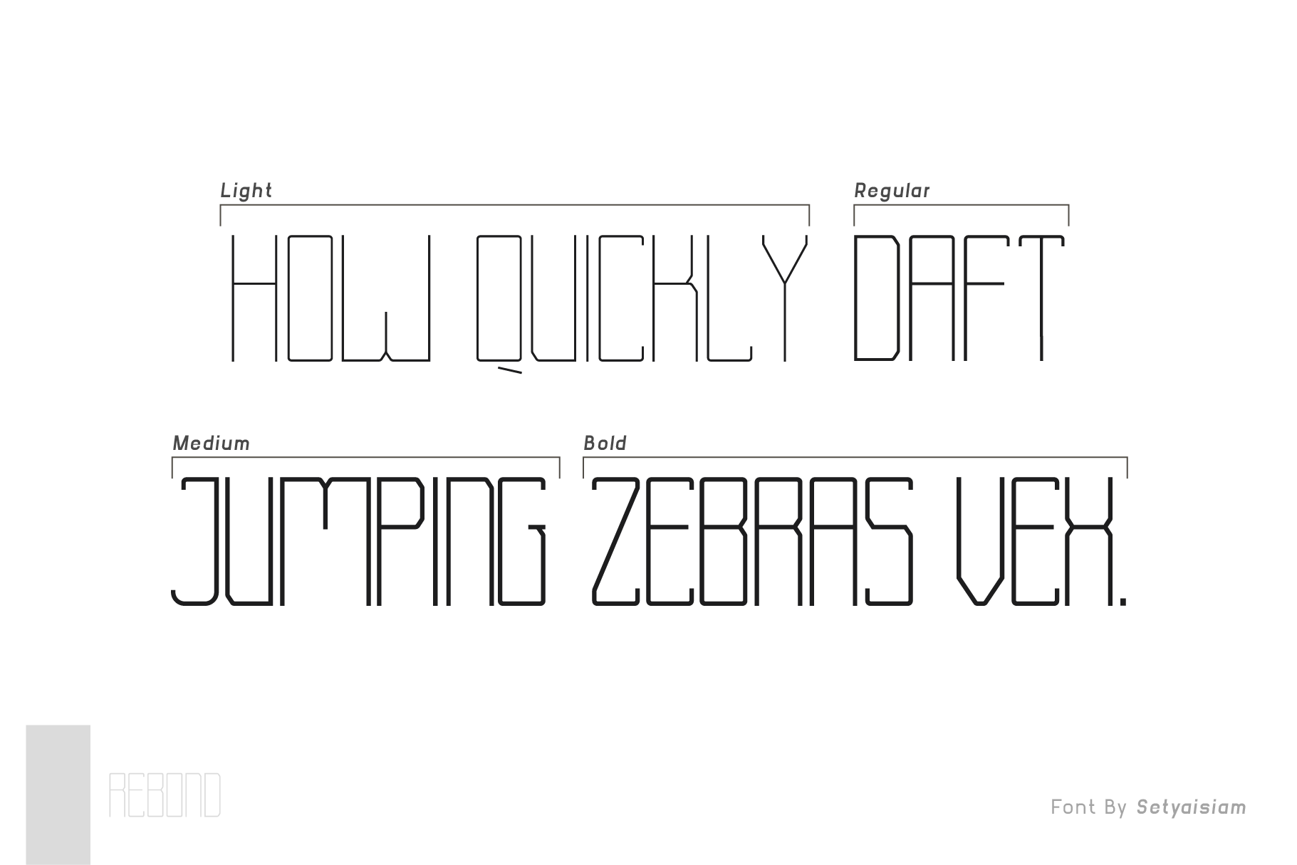 Rebond, Fonts | GraphicRiver