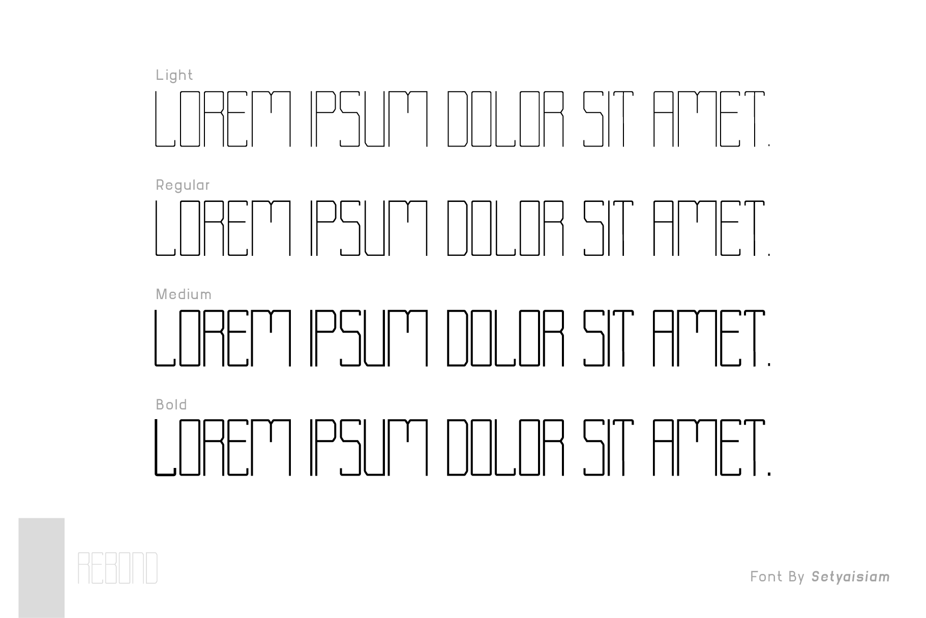 Rebond, Fonts | GraphicRiver