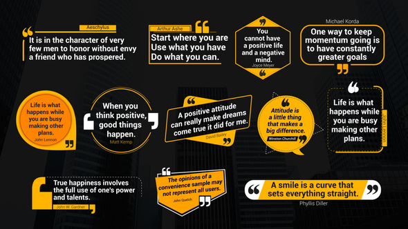 Minimal Clean Quotes, After Effects Project Files | VideoHive