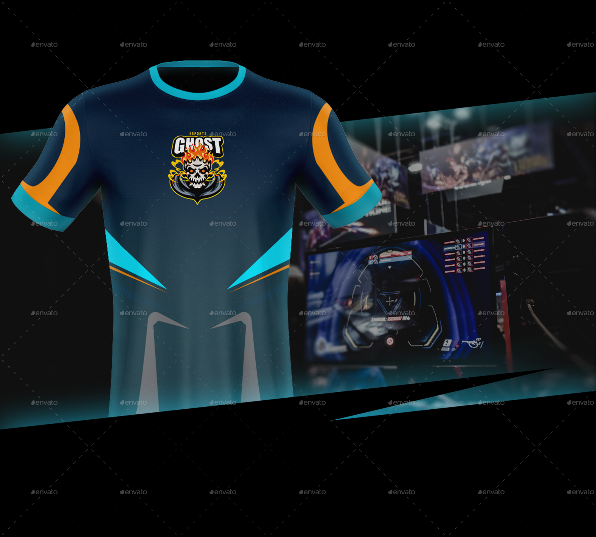 Ghost Esport Logo, Logo Templates | GraphicRiver