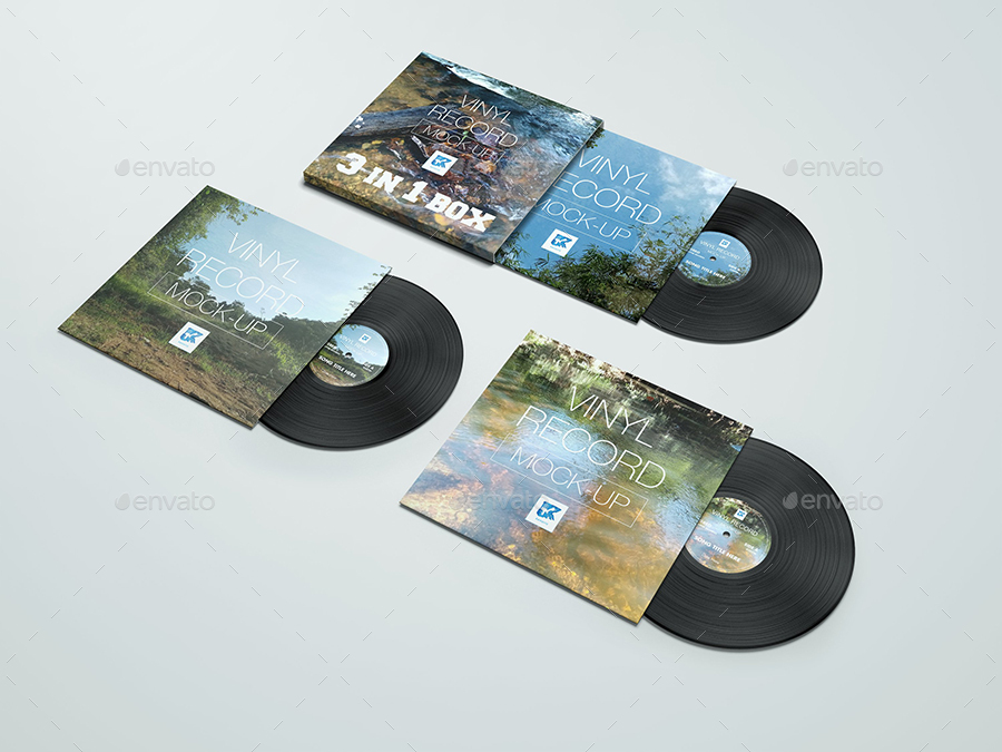 Vinyl Mock-up v2, Graphics | GraphicRiver