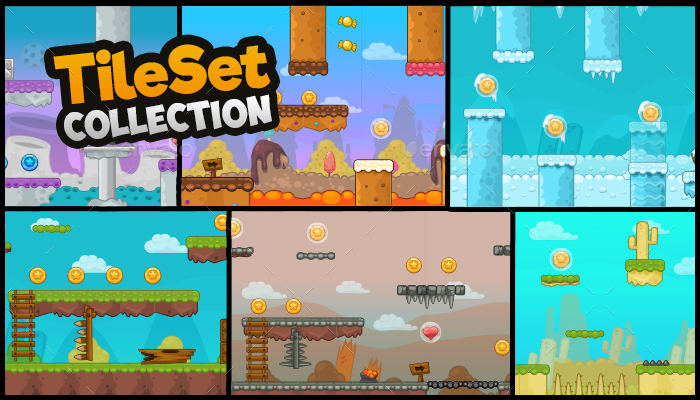 Tile Set Collection 2, Game Assets | GraphicRiver