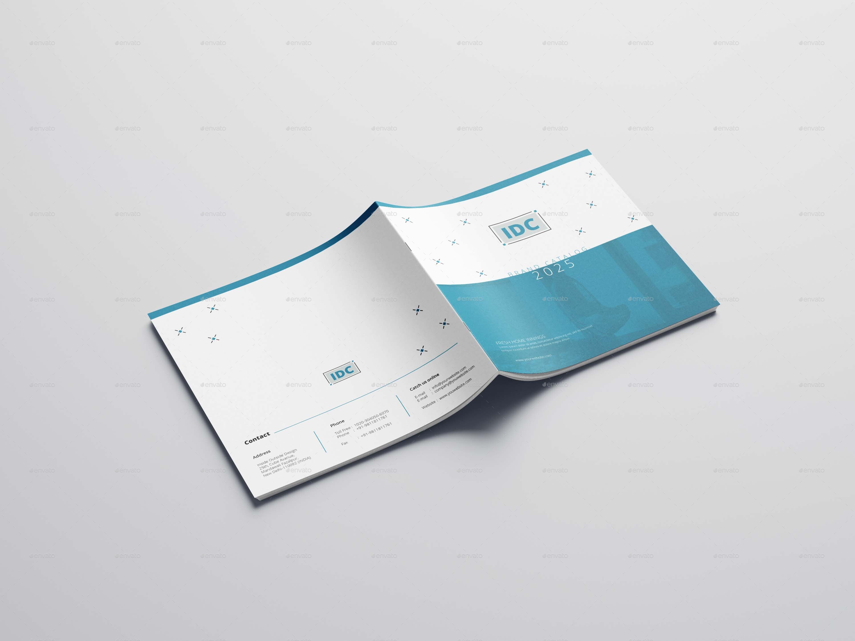 Square Brochure / Catalog / Booklet, Print Templates | GraphicRiver