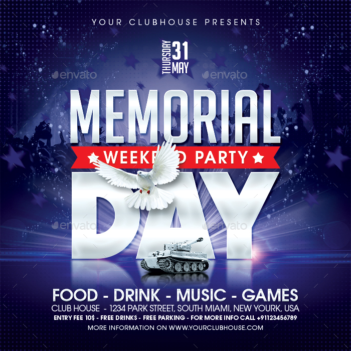 Memorial Day, Print Templates | GraphicRiver