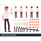 Man Character Vector Design. Create Your Own Pose., Vectors | GraphicRiver
