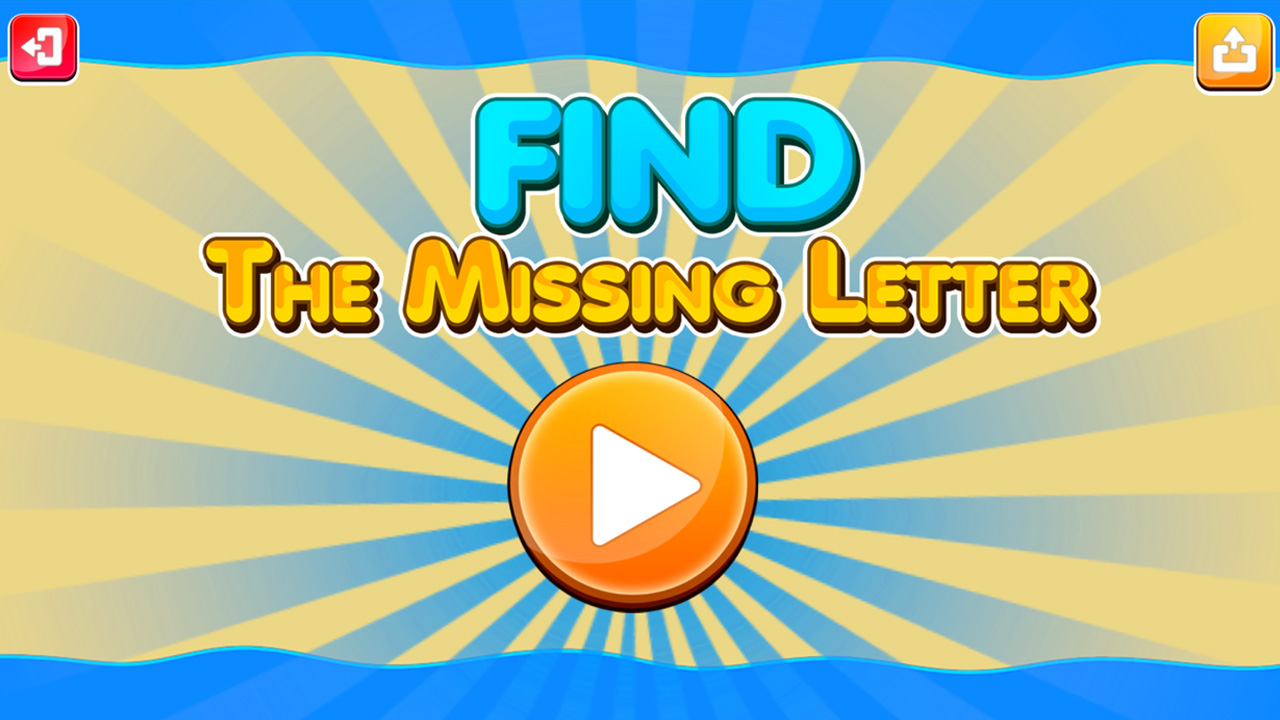 Find The Missing Letter Game v2 (Construct 3 | C3P | HTML5) Educational ...