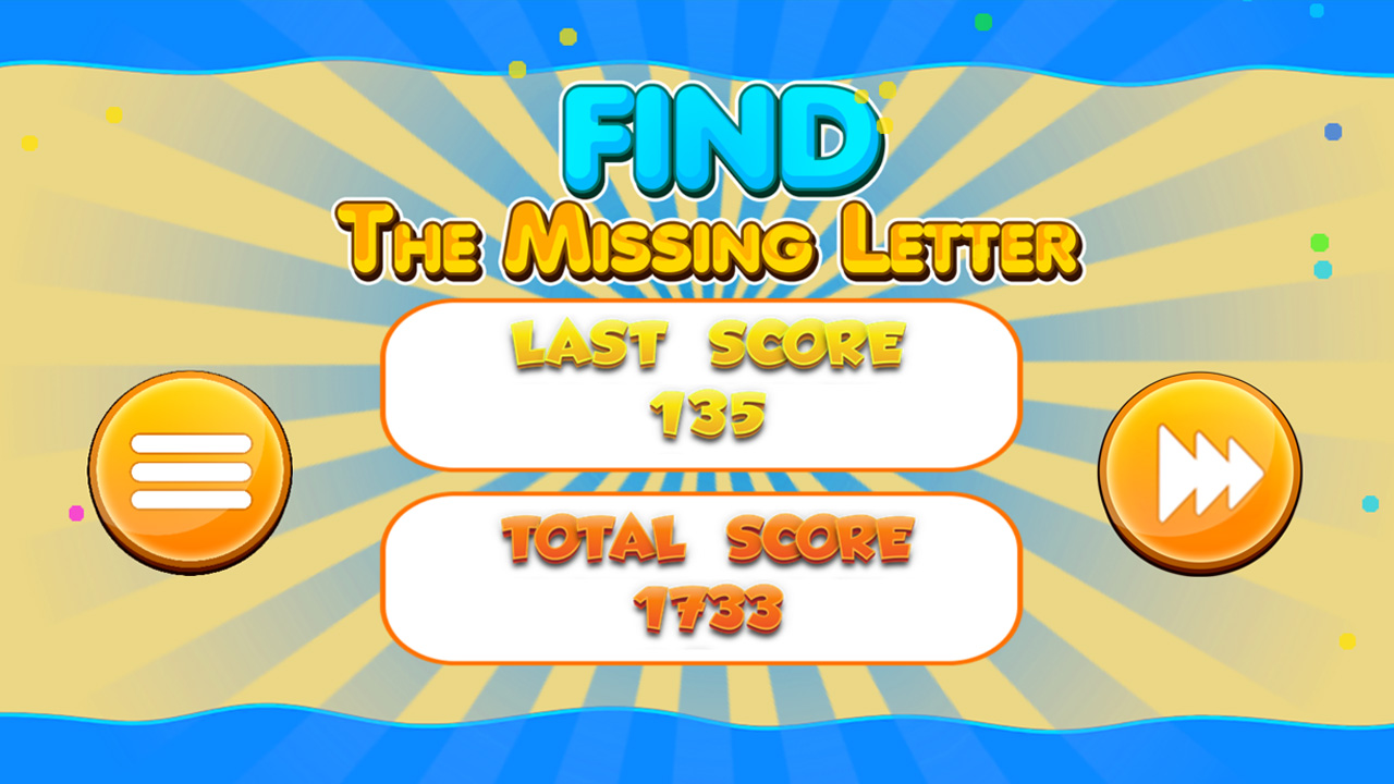 Find The Missing Letter Game v2 (Construct 3 | C3P | HTML5) Educational ...