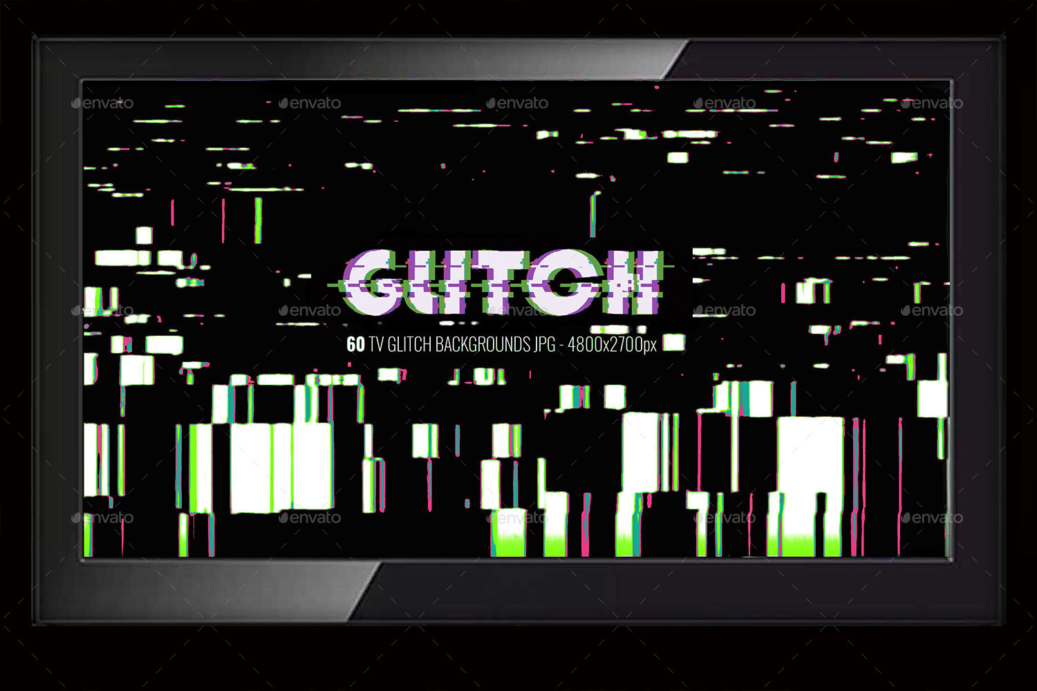 60 TV Screen Glitch Backgrounds JPG, Graphics | GraphicRiver