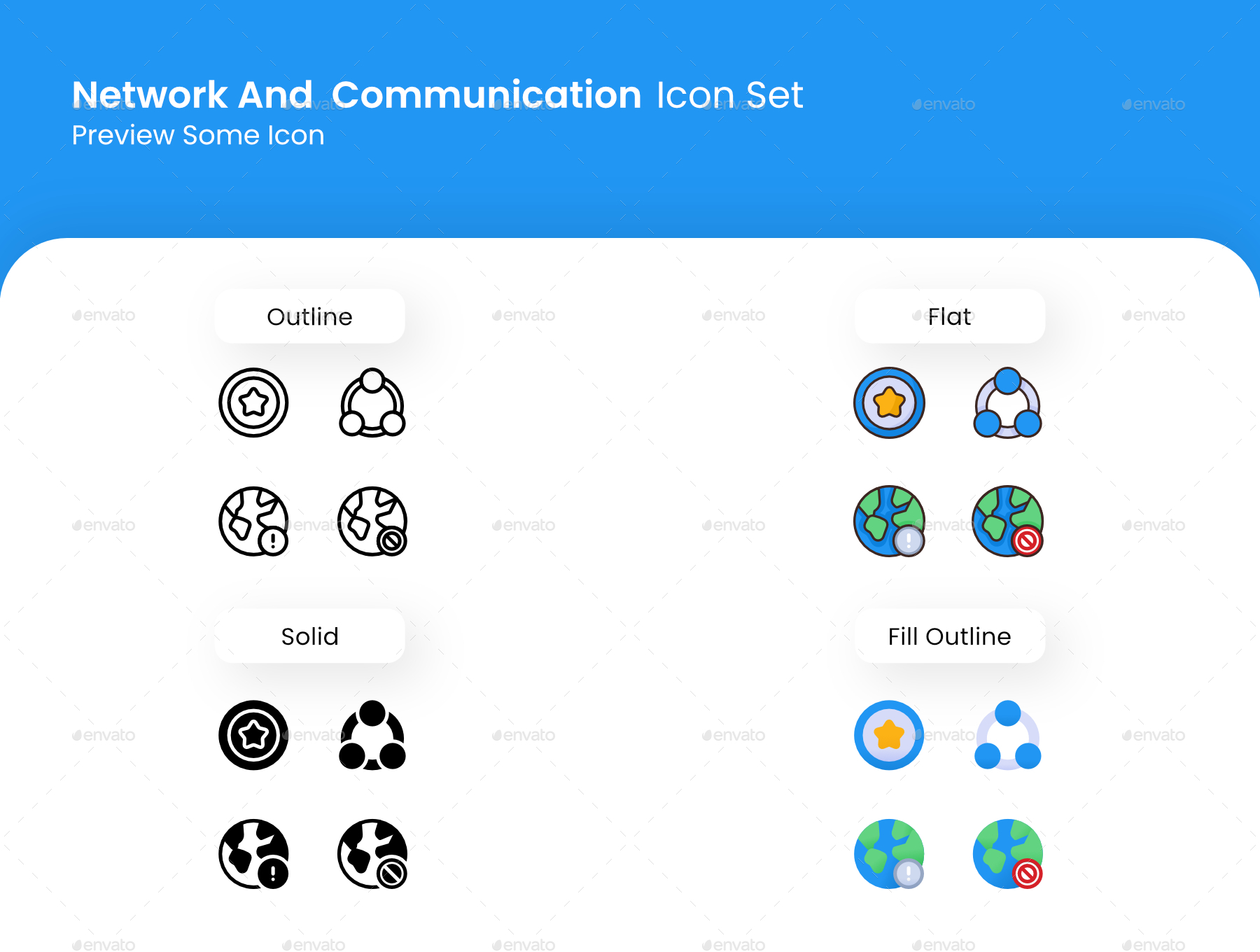 Network Communication Icons VOL 2, Icons | GraphicRiver