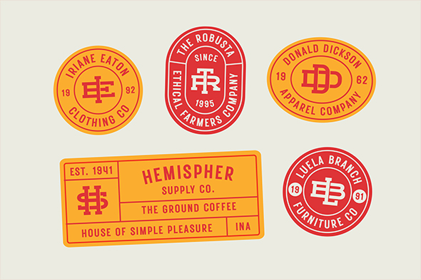 Monogram Holder - Display Font, Fonts | GraphicRiver