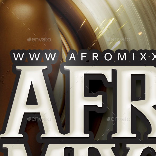 Afro Mixx Night Club Flyer, Print Templates | GraphicRiver