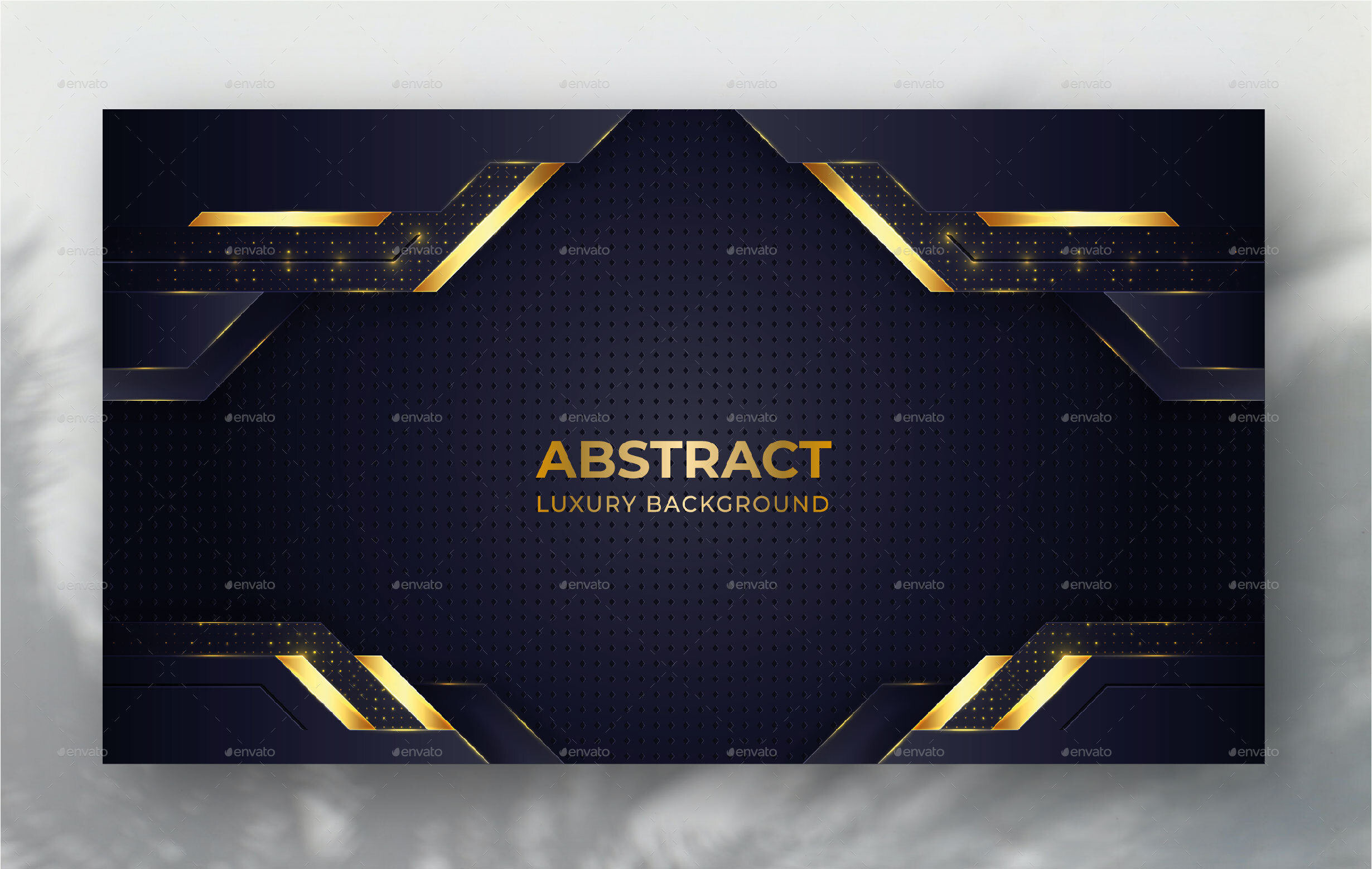 Golden luxury background template with geometric shapes, Graphics ...