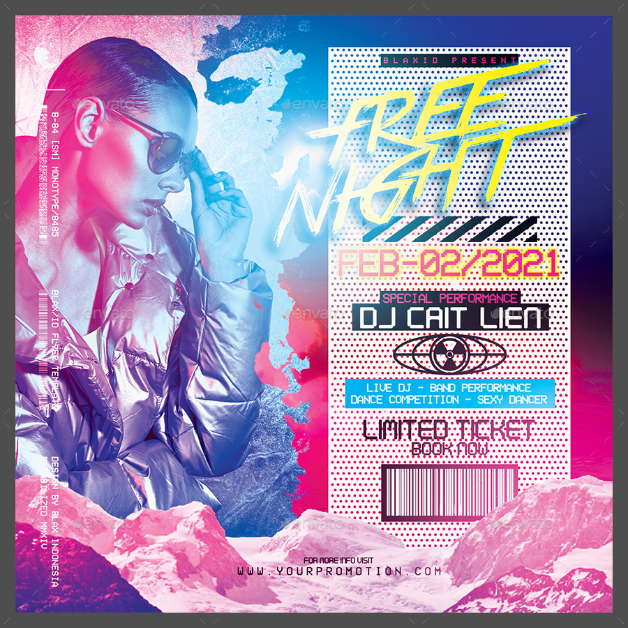 Night Party Flyer, Print Templates | GraphicRiver