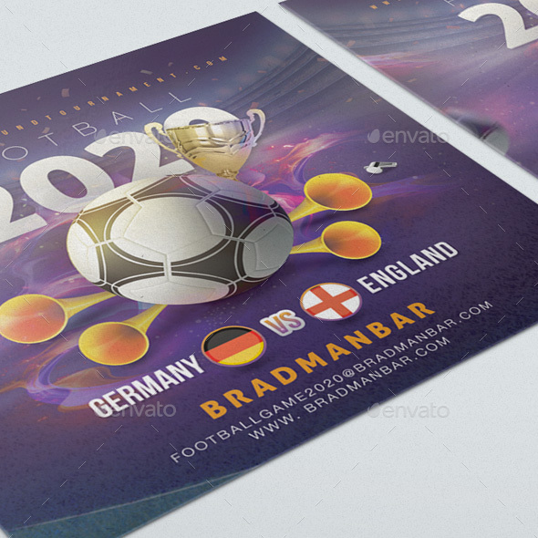 Football European Cup Flyer by n2n44 | GraphicRiver
