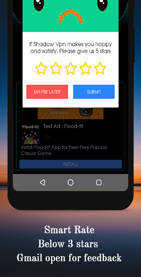 Shadow Vpn(Ikev2 Protocol) Admob+Fbads with speedtest by Ammar_Abdullahh