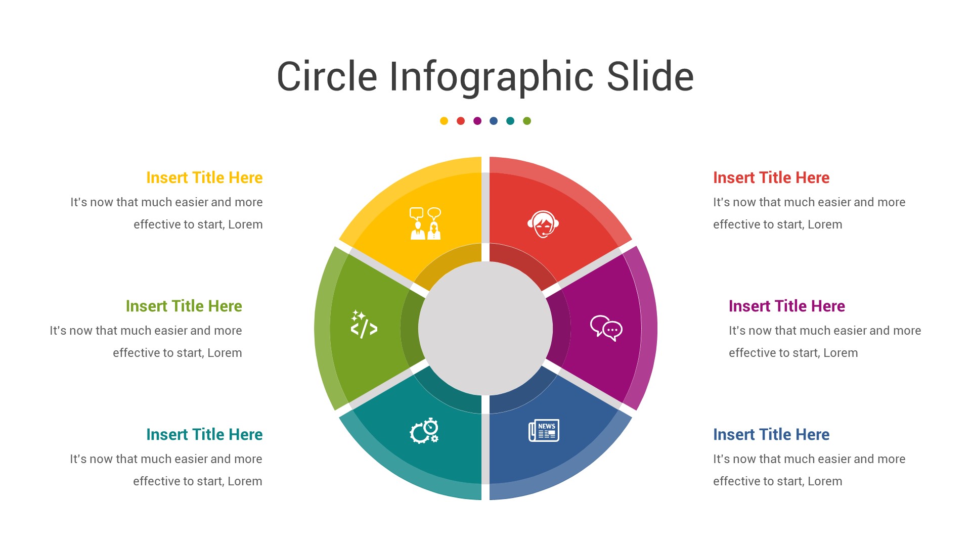 Circle Infographic Keynote Presentation by EchoMax | GraphicRiver