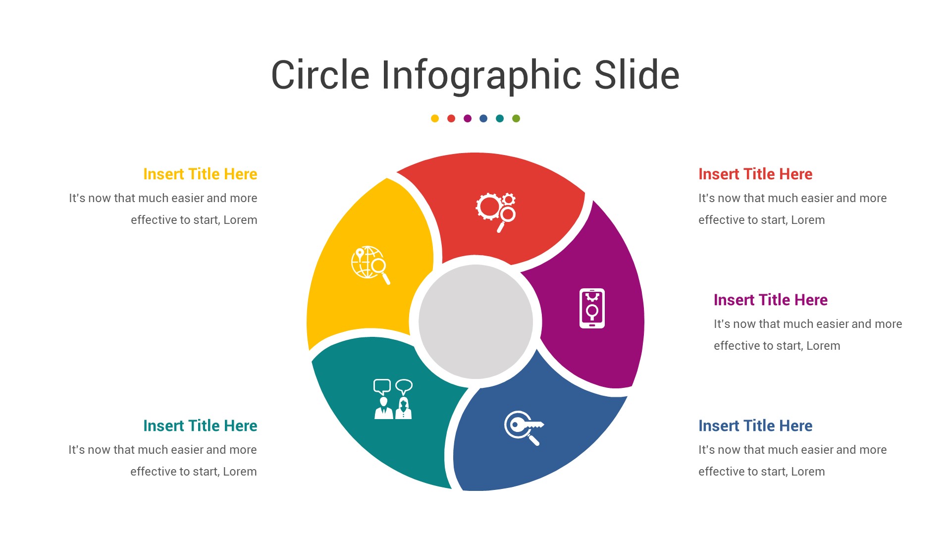 Circle Infographic Keynote Presentation by EchoMax | GraphicRiver