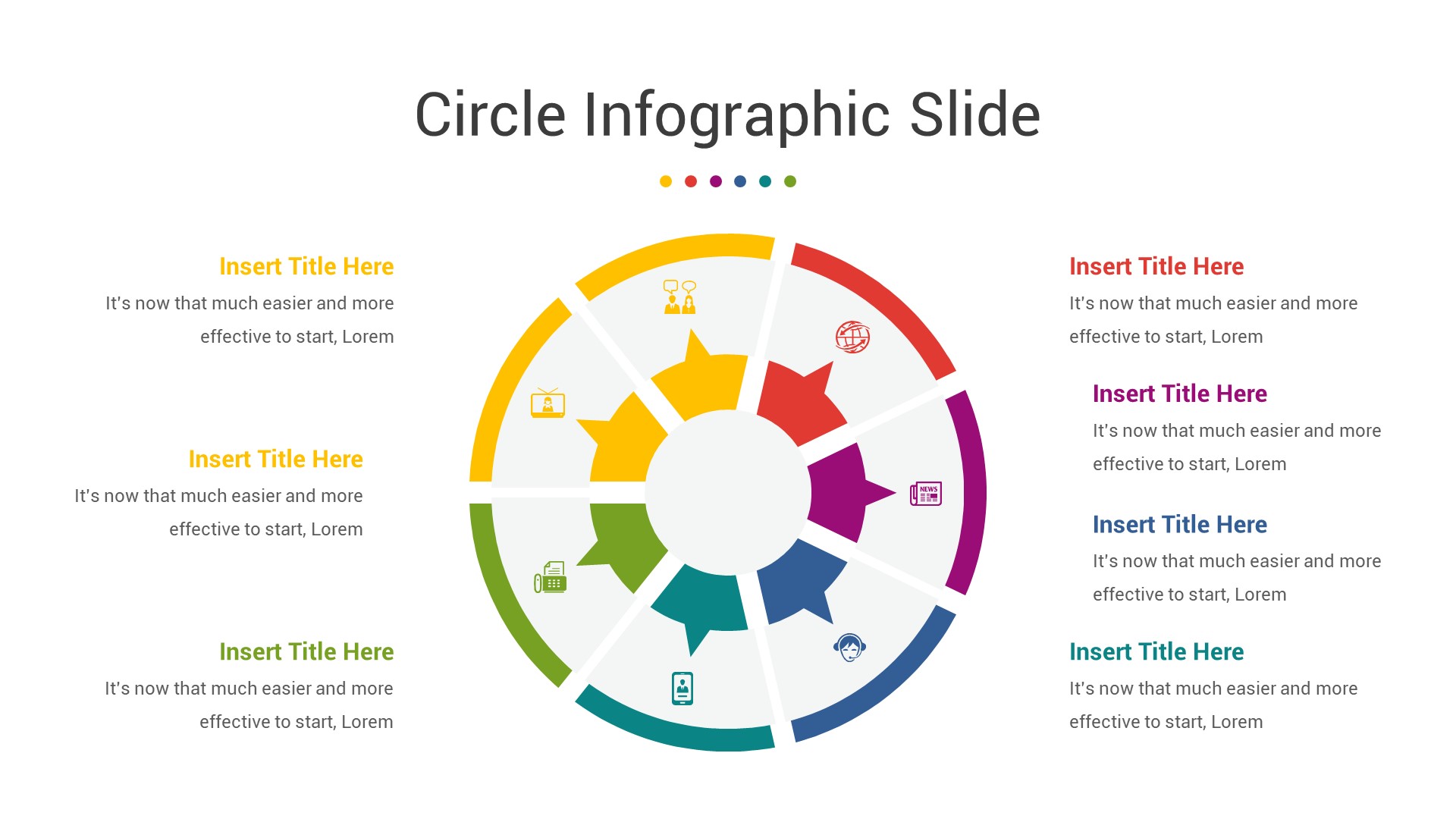 Circle Infographic Keynote Presentation by EchoMax | GraphicRiver