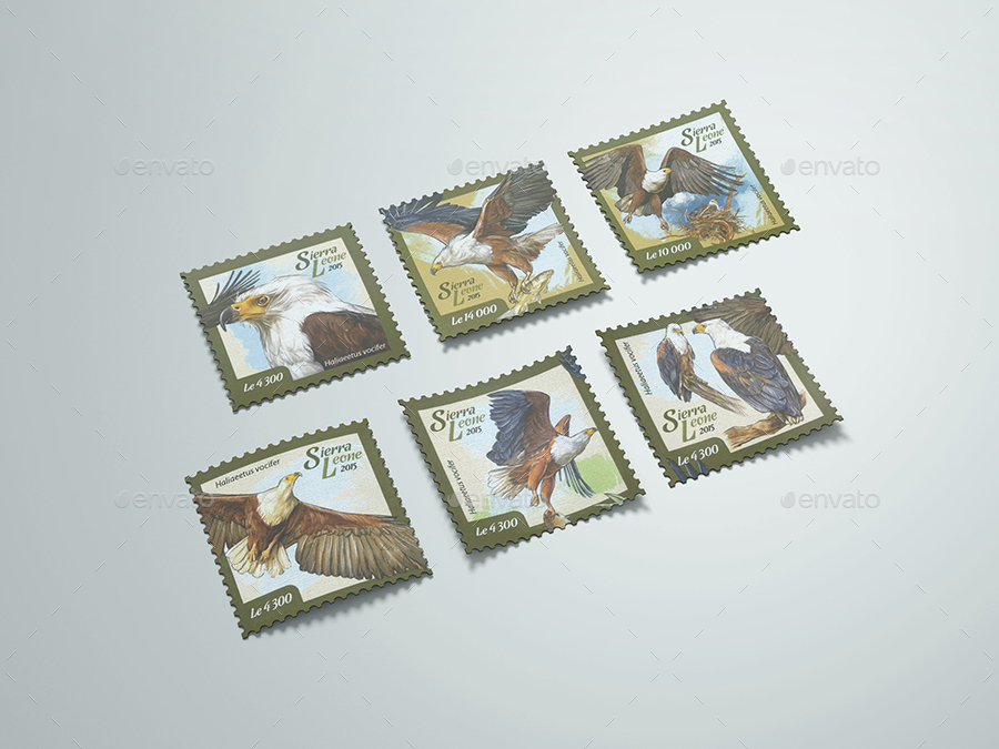 Postage Stamp Mock-up v2, Graphics | GraphicRiver