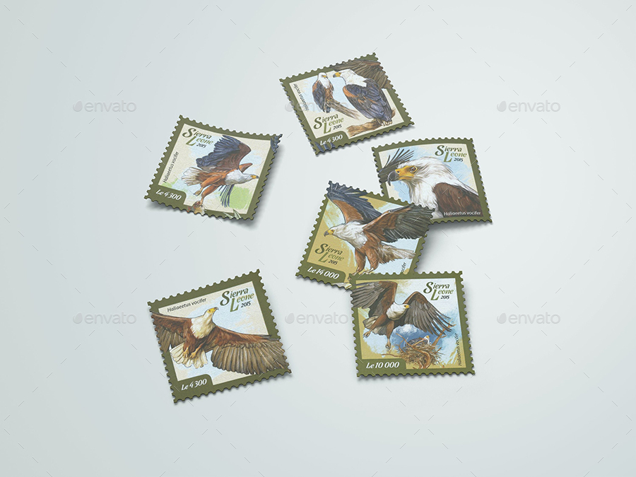 Postage Stamp Mock-up v2, Graphics | GraphicRiver