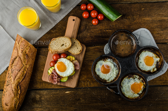 Rustic breakfast Stock Photo by PeteerS | PhotoDune