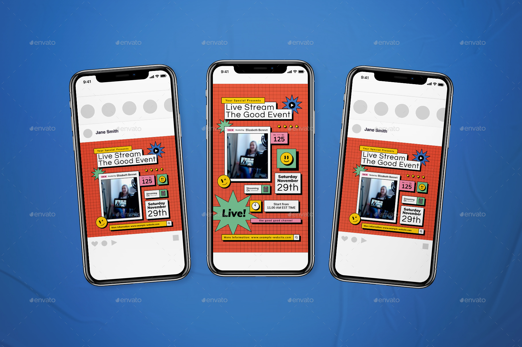 Live Streaming Video Promotion Flyer Set, Print Templates | GraphicRiver