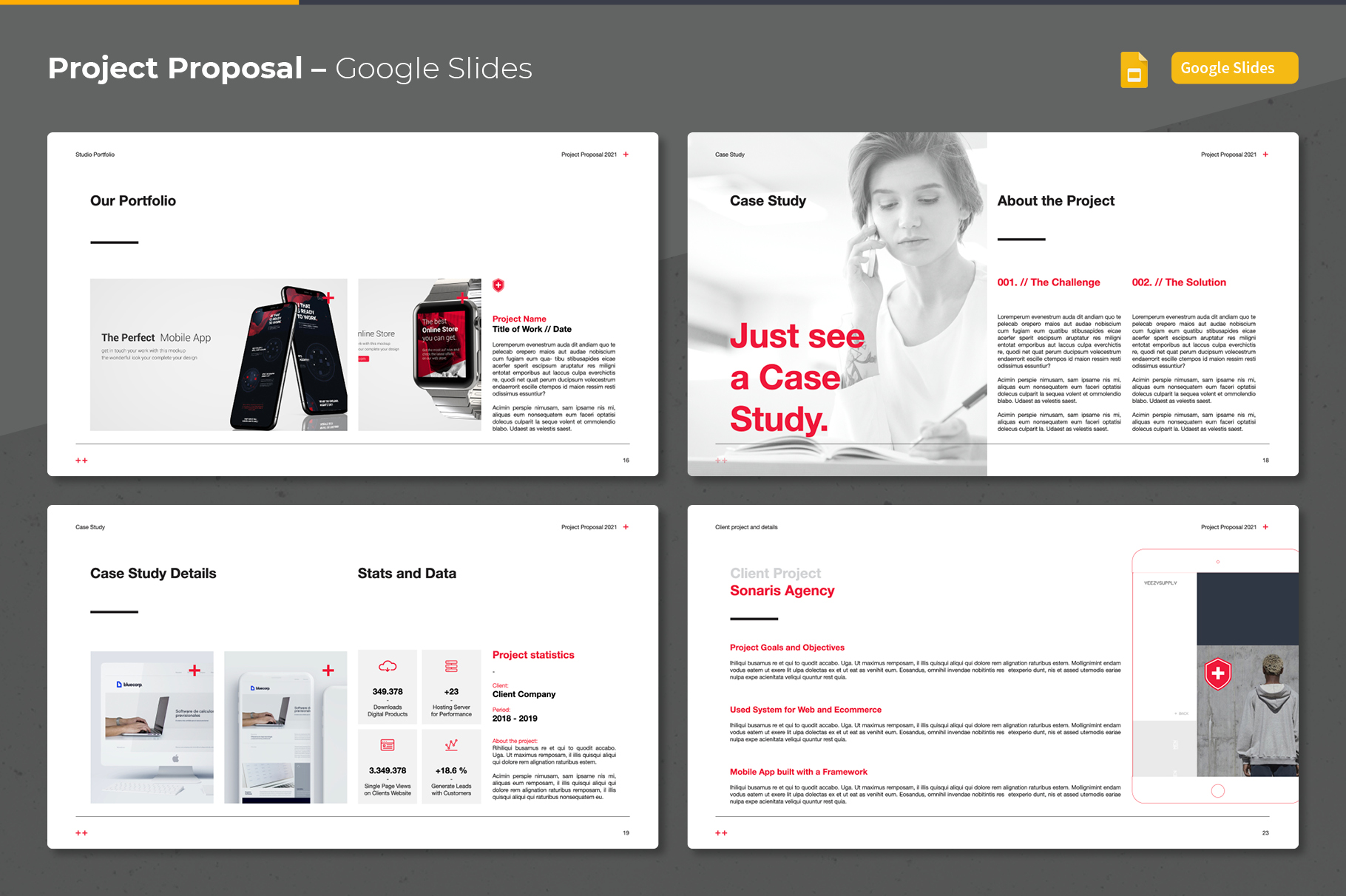 Business Proposal Google Slides Template, Presentation Templates ...