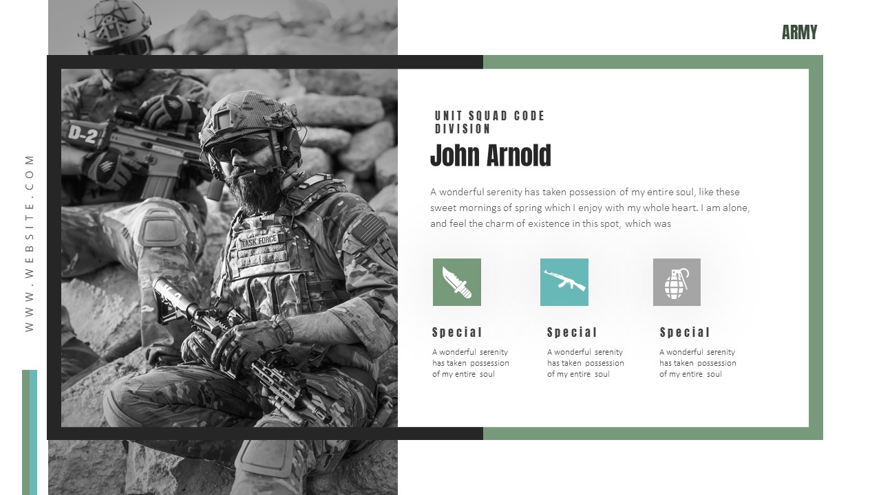 Army PowerPoint Presentation, Presentation Templates | GraphicRiver