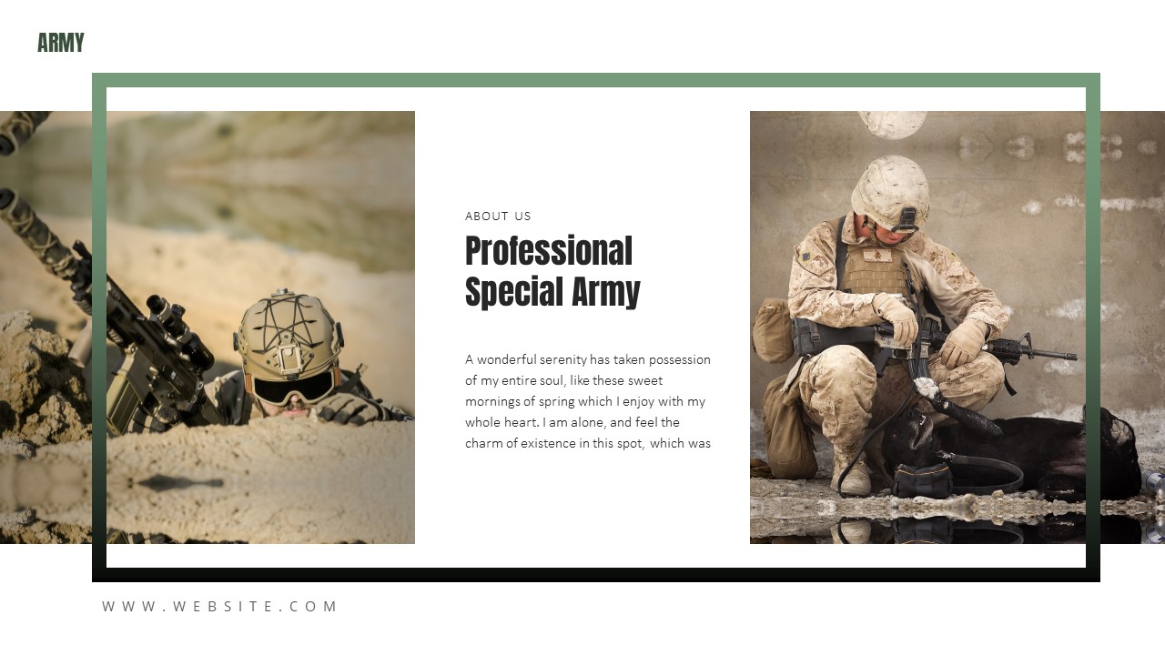 Army PowerPoint Presentation, Presentation Templates | GraphicRiver