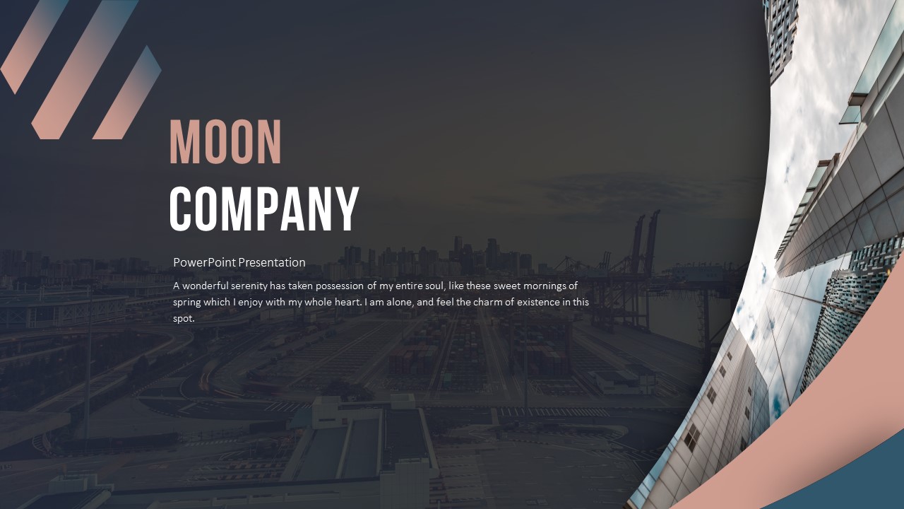 Moon Company PowerPoint, Presentation Templates | GraphicRiver