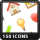 150 Web & Software Icons, Icons | GraphicRiver