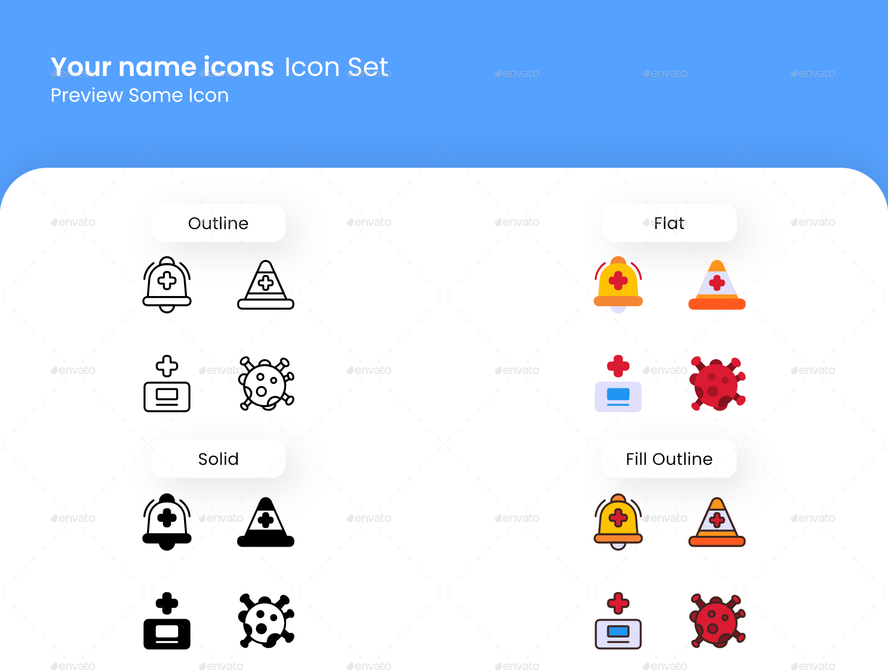 Emergency Situations Icons, Icons | GraphicRiver