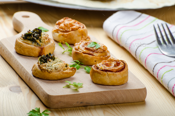 Canapés puff pastry Stock Photo by PeteerS | PhotoDune