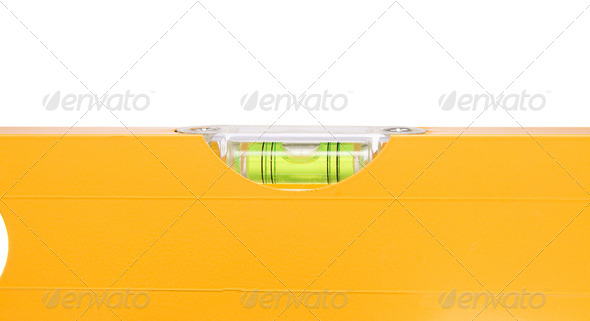 construction level isolated on white Stock Photo by seregam | PhotoDune