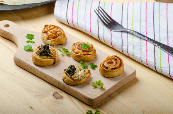 Canapés puff pastry Stock Photo by PeteerS | PhotoDune