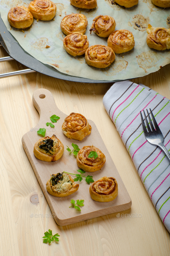 Canapés puff pastry Stock Photo by PeteerS | PhotoDune